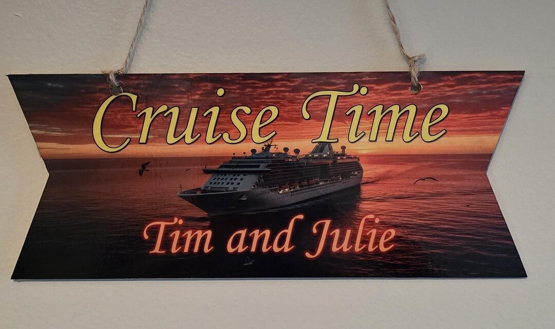 Custom Wood Cruise Door Sign - Etsy