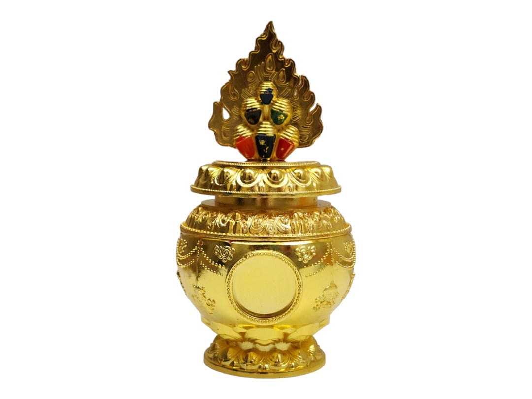 7-inch Metal Kalash, Yang Bhumpa, Ospicious Kalash, for Precious ...