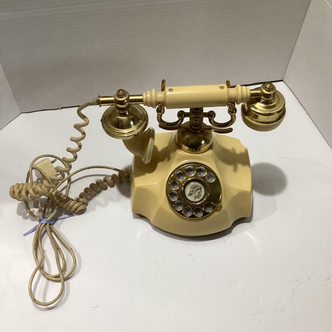 Vintage Electra Montgomery Ward Phone Japan Serial #8667 Rare Cream ...