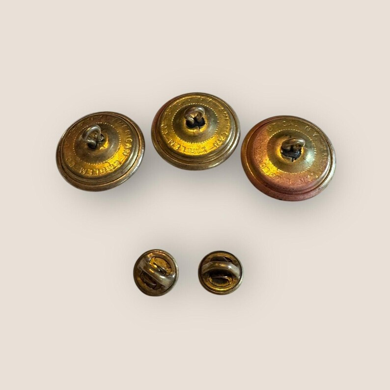 WW II Army Brass Buttons (3) Eagle Pin - Etsy