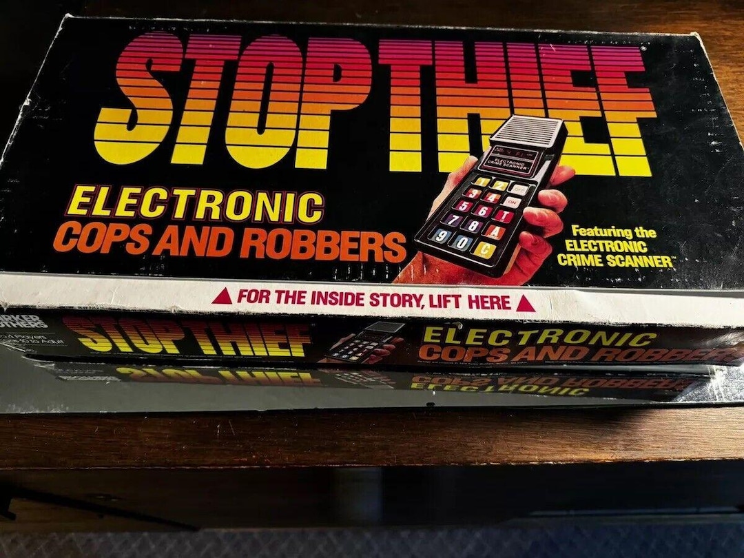 1979 Stop Thief Electronic Cops & Robbers Game With Crime Scanner - Etsy