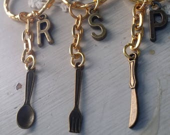 Fork keychain | Etsy