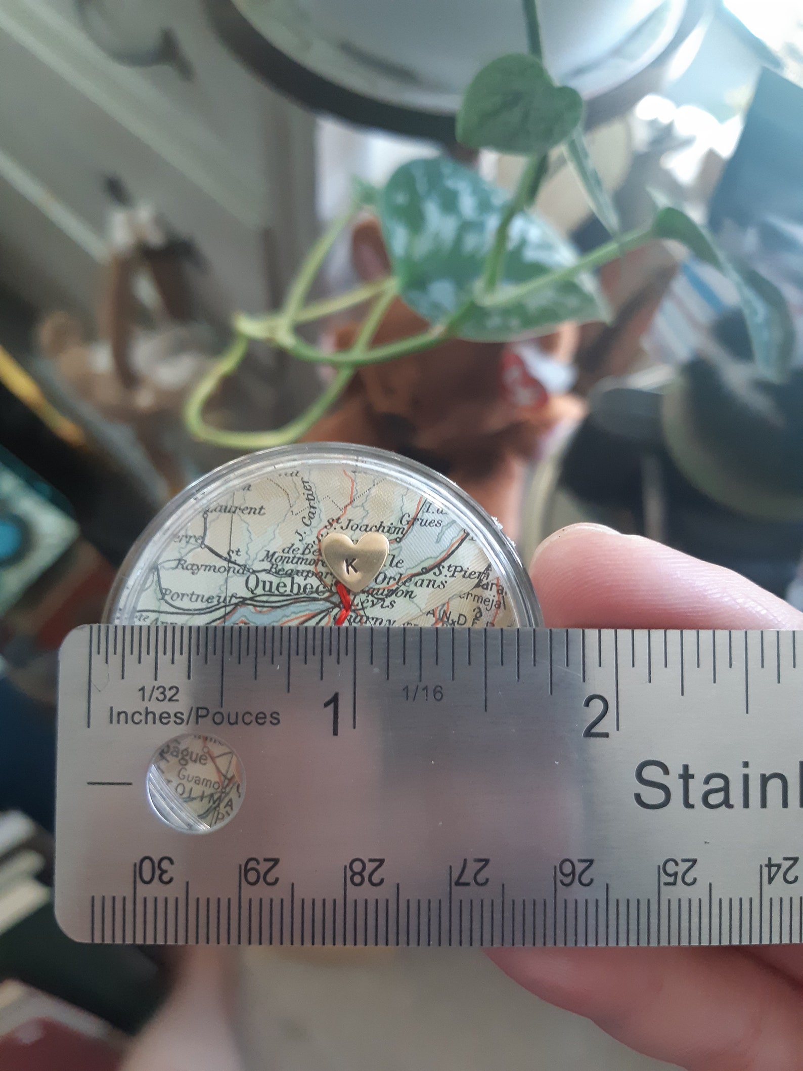 Pocket Hug Long Distance Gift Two Maps in One Custom Map - Etsy