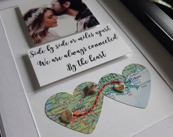 Personalized Long Distance Relationship Picture Frame Long - Etsy