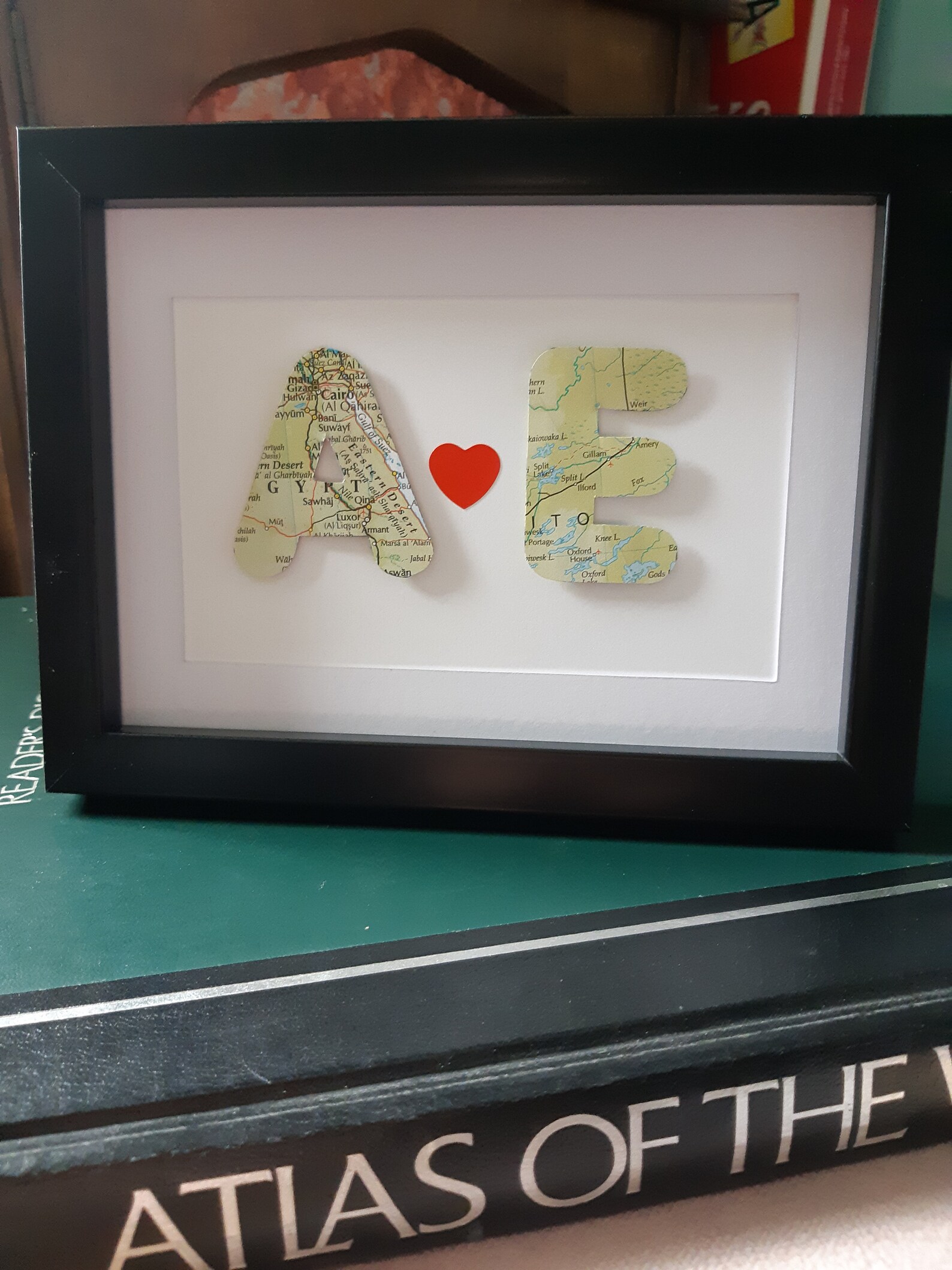 Custom Map Frame Long Distance Gift Deployment Gift Custom - Etsy