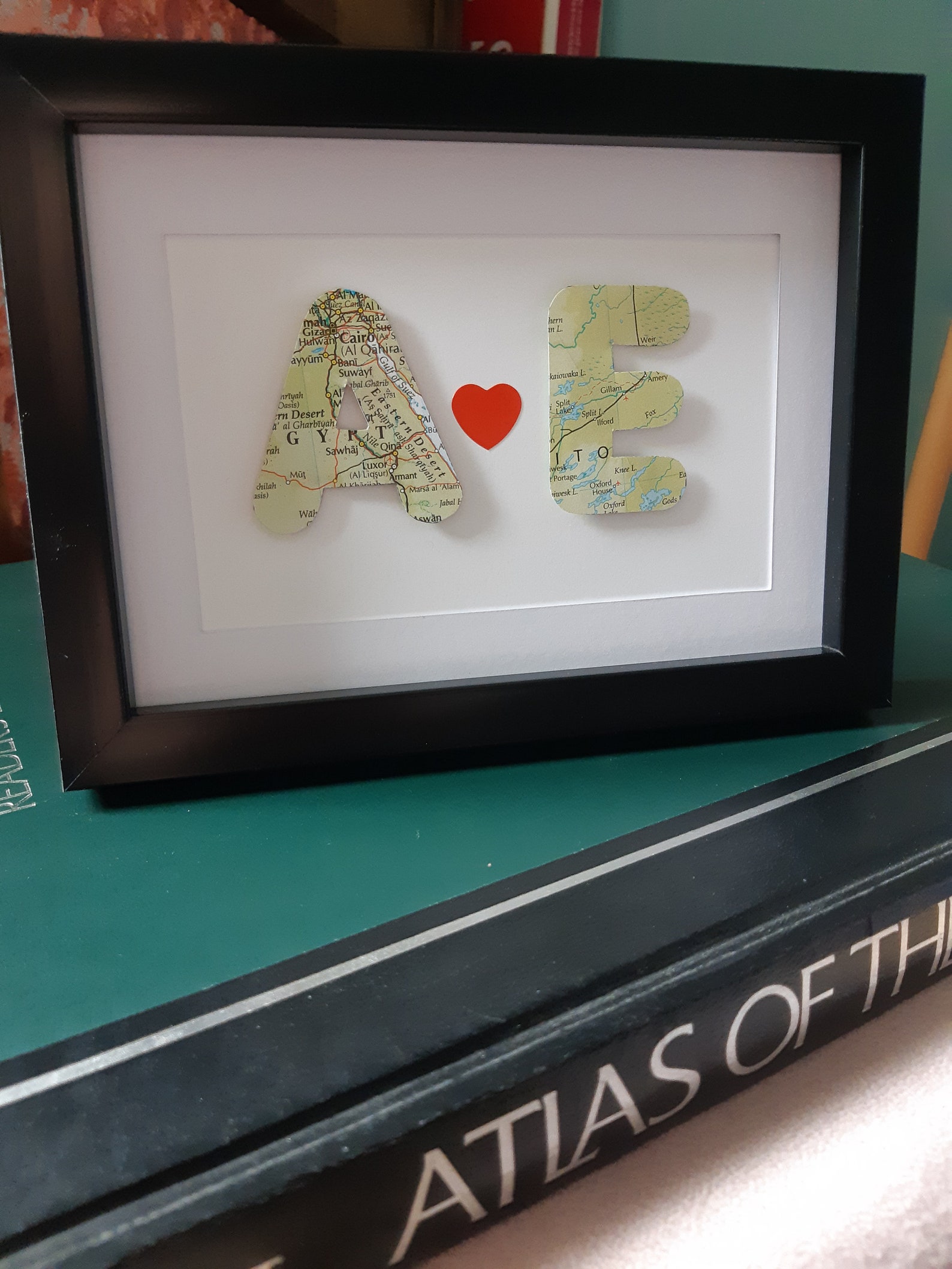 Custom Map Frame Long Distance Gift Deployment Gift Custom - Etsy