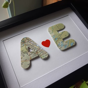 Custom Map Frame, Long Distance Gift, Deployment Gift, Custom Map ...