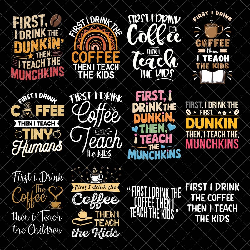 First Coffee Print - Etsy