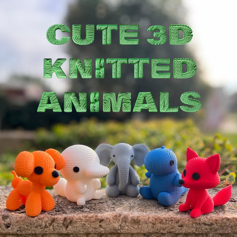 3d Printed Animals - Etsy