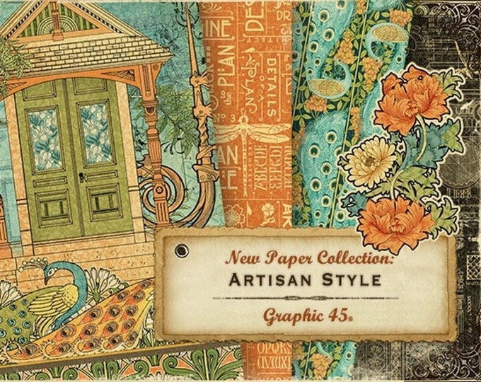 Graphic 45 Artisan Style Paper Collection - Etsy