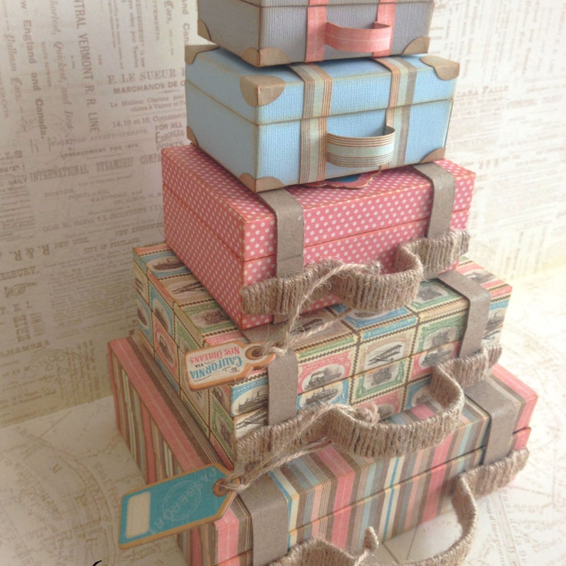 Paper Suitcase - Etsy