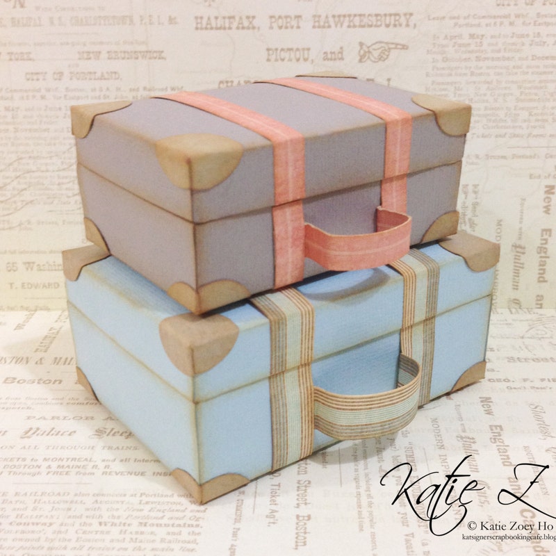 Paper Suitcase - Etsy