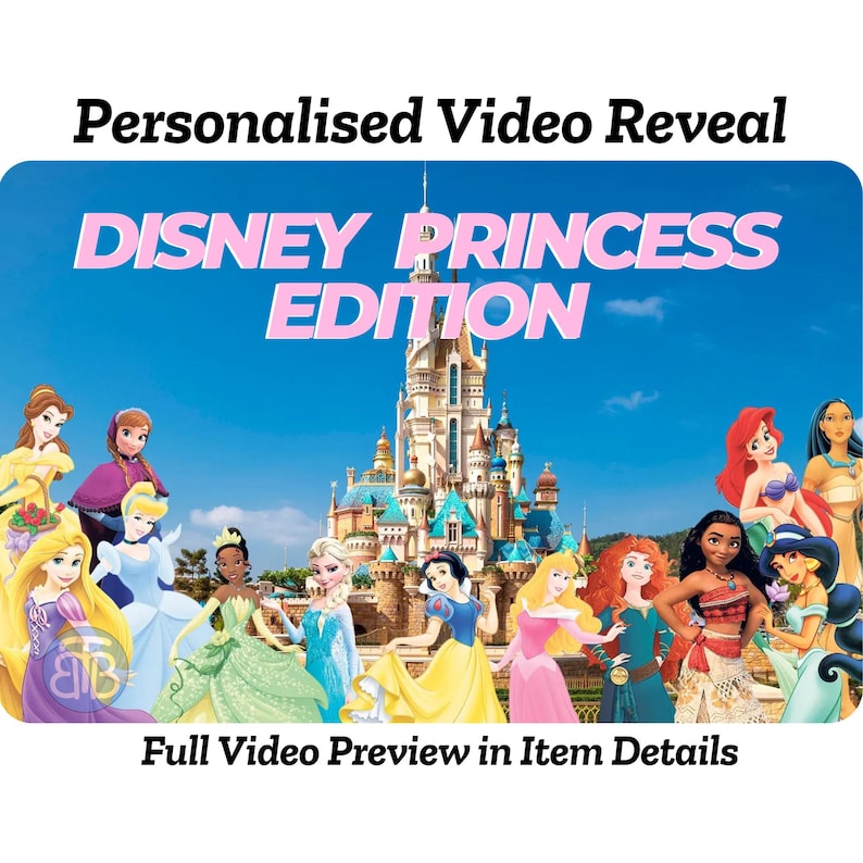 Princess Edition - Personalised Surprise Video, Surprise Trip Reveal ...