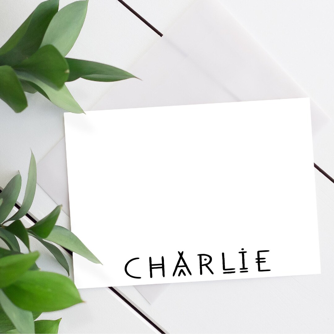 FLAT Thank You Cards8pk. Custom Thank You Notes. Personalized ...