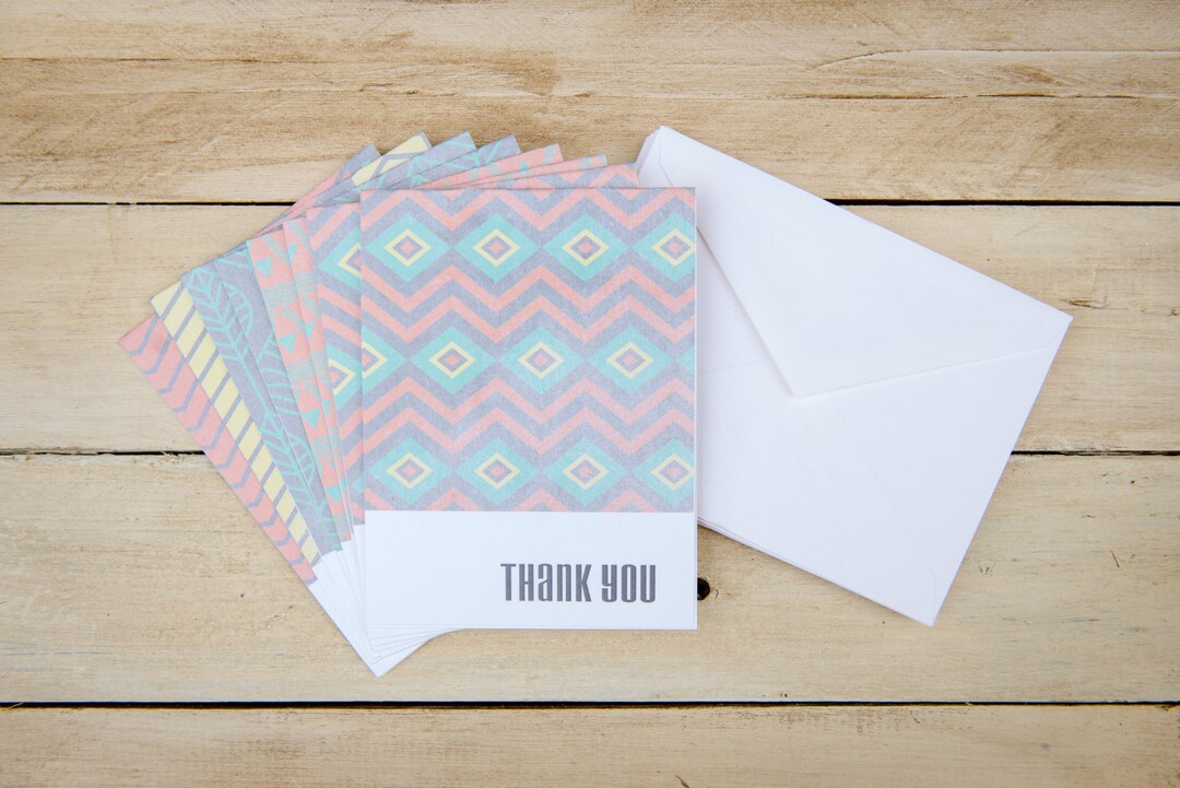 Pastel Tribal Cards8pk. Pastel Tribal Notes. Personalized Stationery ...