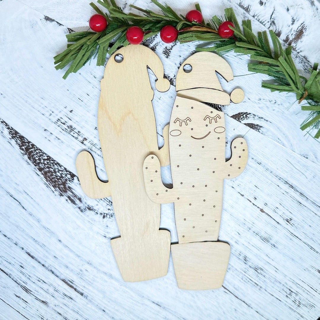 Cactus Ornament, DIY Christmas Kit Christmas Eve Box Filler for Kids - Etsy