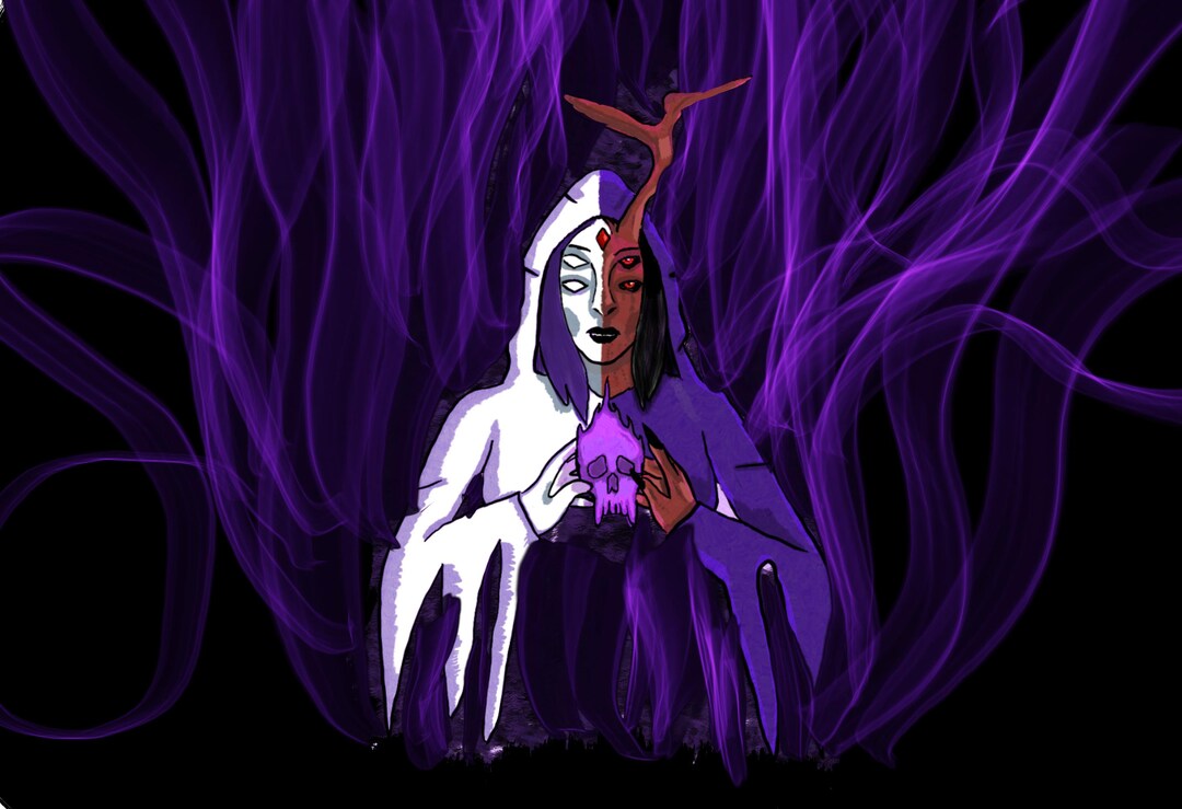 Raven Split Tattoo Print - Etsy