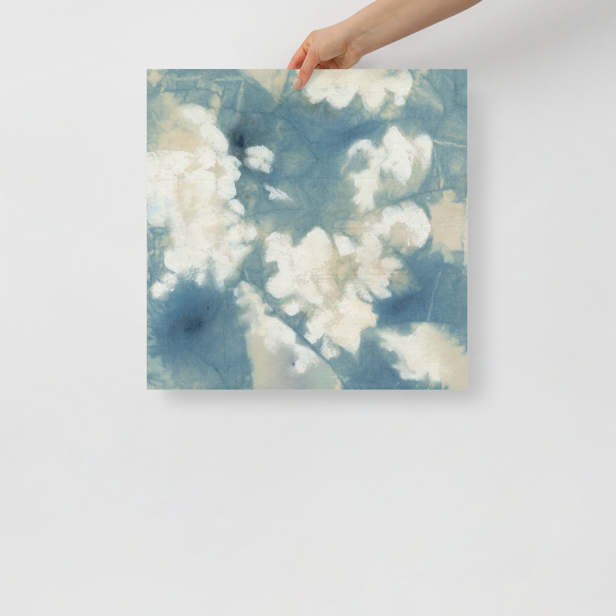 Abstract Cloud Art Print Textile Art Natural Home Decor Fine Art Print ...