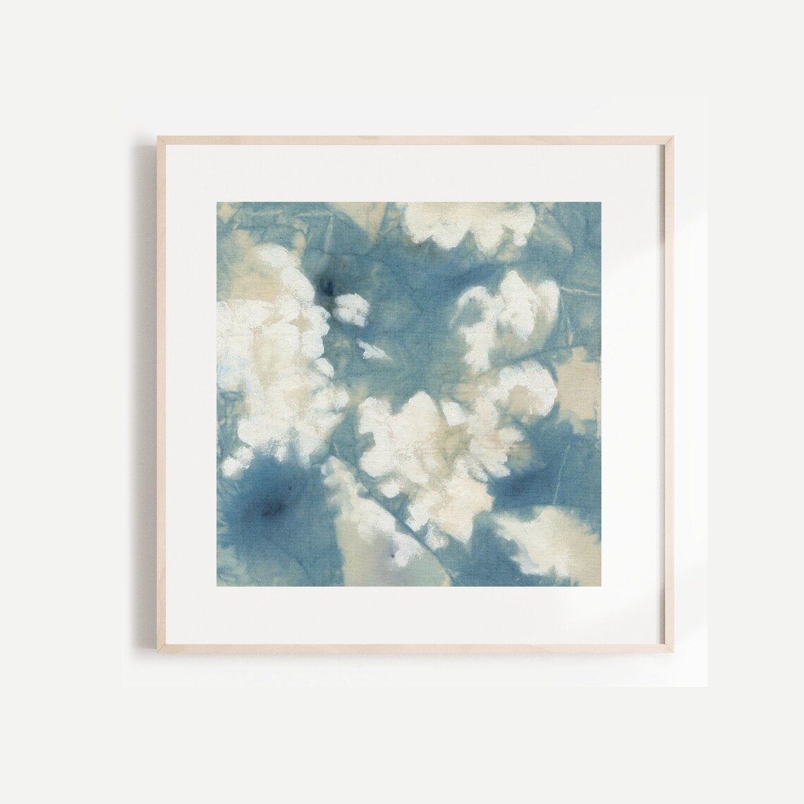 Abstract Cloud Art Print Textile Art Natural Home Decor Fine Art Print ...
