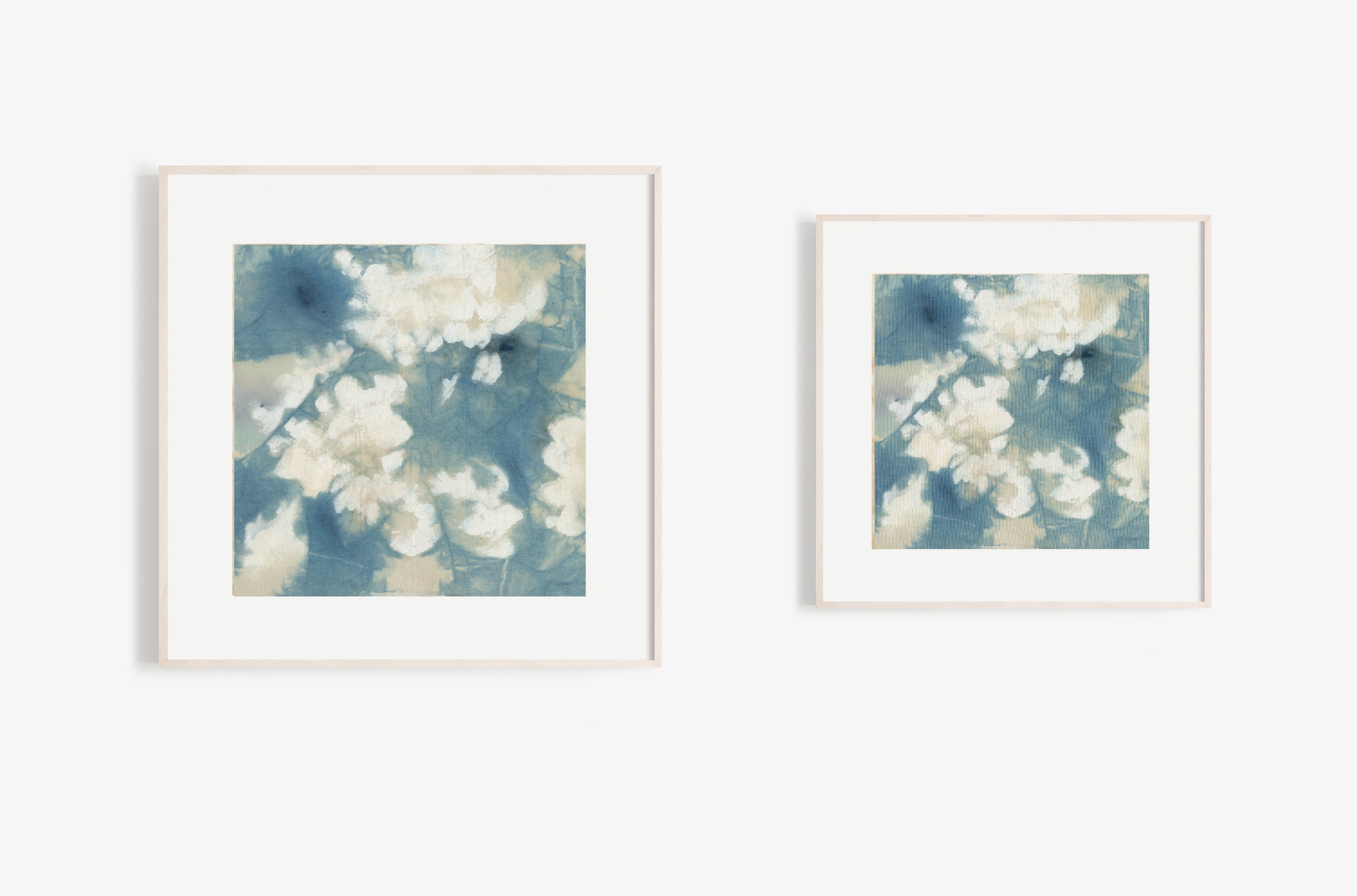 Abstract Cloud Art Print Textile Art Natural Home Decor Fine Art Print ...