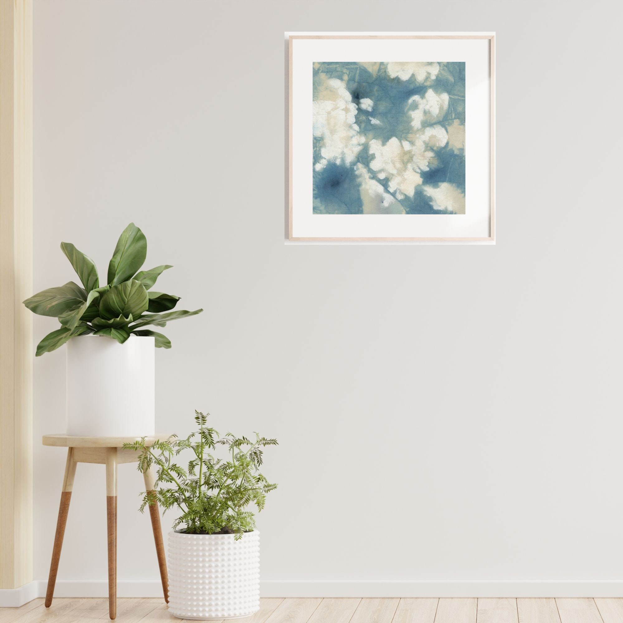 Abstract Cloud Art Print Textile Art Natural Home Decor Fine Art Print ...