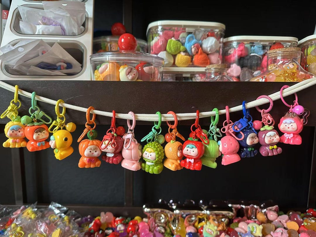 Cutest Key Chains - Fruit Baby (solid Color) Continue - Etsy