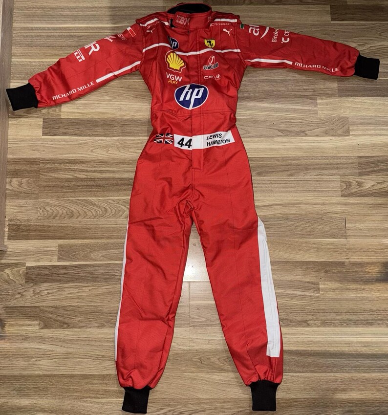F1 Ferrari Racing Suit: Cordura Shell, Cotton Lining - Etsy