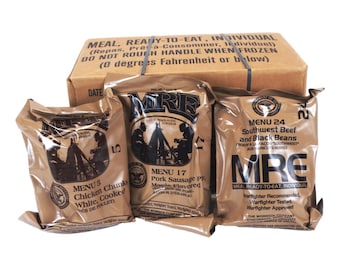 Military Mres (meals Ready-to-eat) Meals Choose Your Meal Selection - Etsy