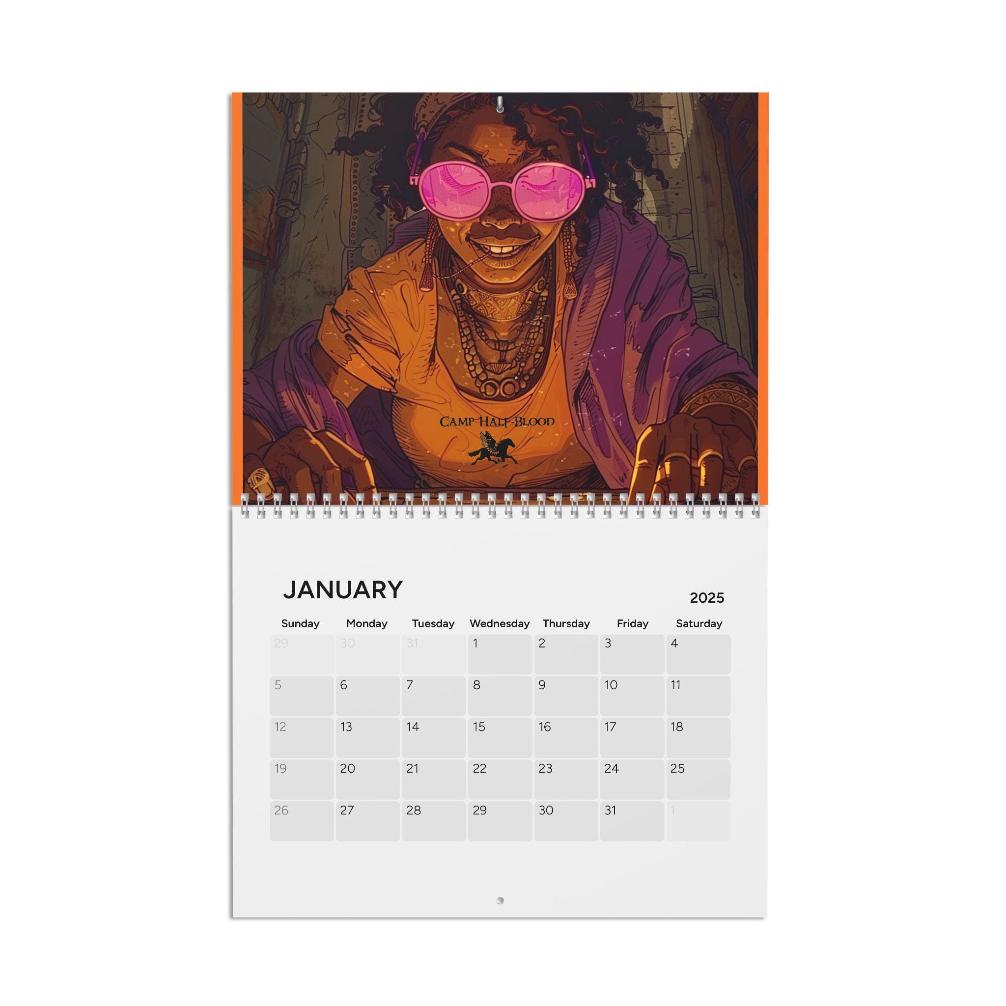 Wall Calendar, Camp Half-blood Calendar 2025 for Percy Jackson Fans ...