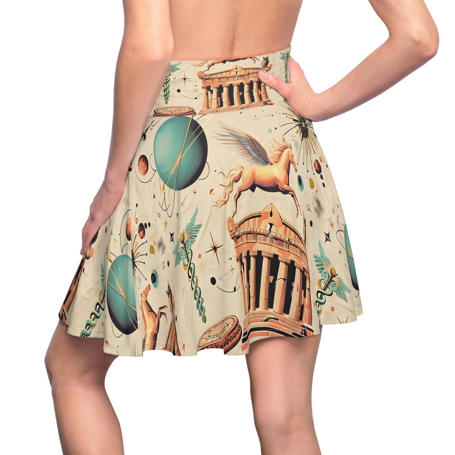 Camp Half-blood Retro Women's Skater Skirt, Percy Jackson Fan Clothing ...