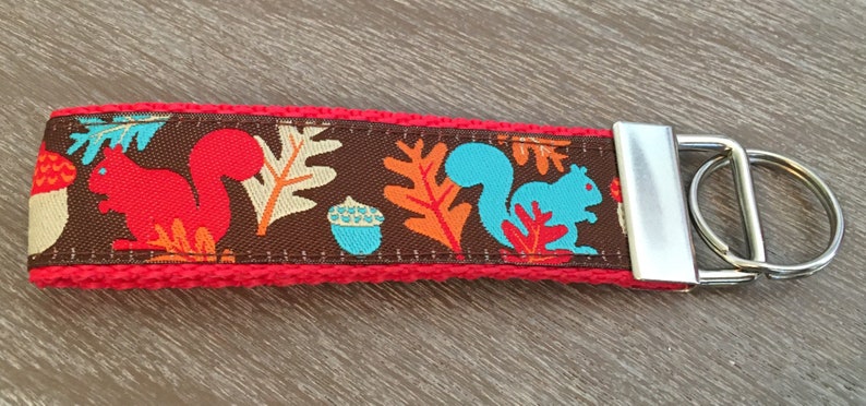 Squirrel Keyring key-chain / Key-fob - Etsy