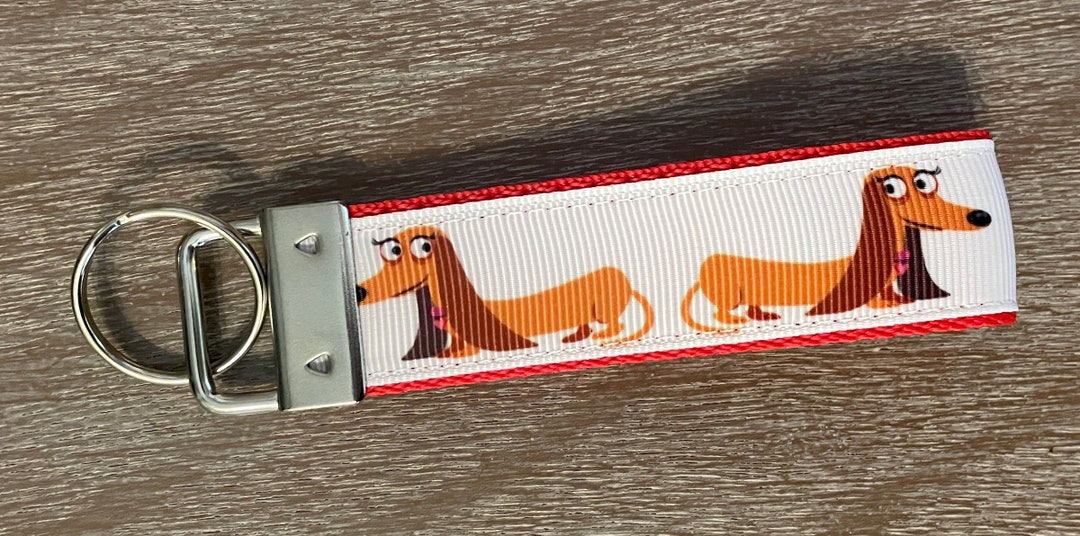 Dachshund / Sausage Dog / Wiener Dog Key-ring (key-chain / Key-fob) - Etsy