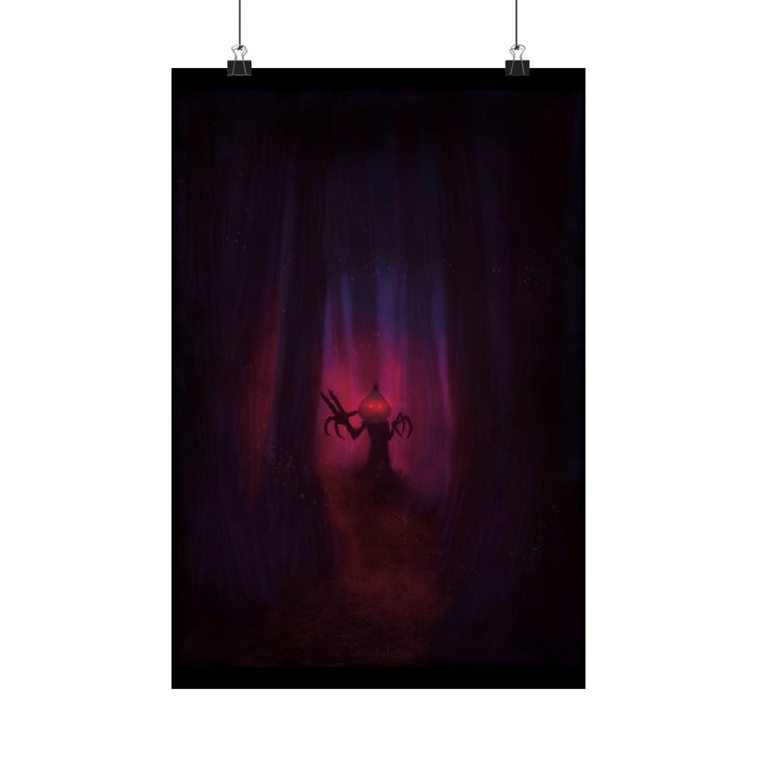 Beckoning - Flatwoods Monster - Cryptid - Poster - Print - Wall Art - Etsy