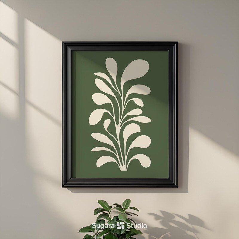 Modern Botanical Art - Etsy