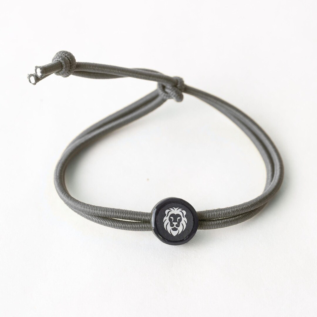 Daily Tap for Inspiration Beacon Bracelet - Lion - Stretch Cord - Etsy