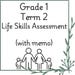 Grade 1 Term 2 Life Skills Assessment With Memo - Etsy