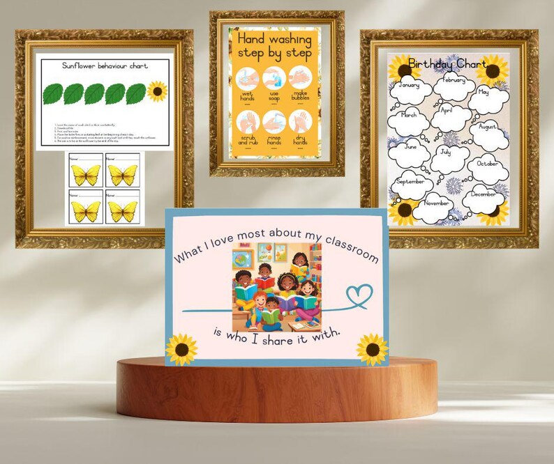 Sunflower Theme Classroom Posters - Etsy