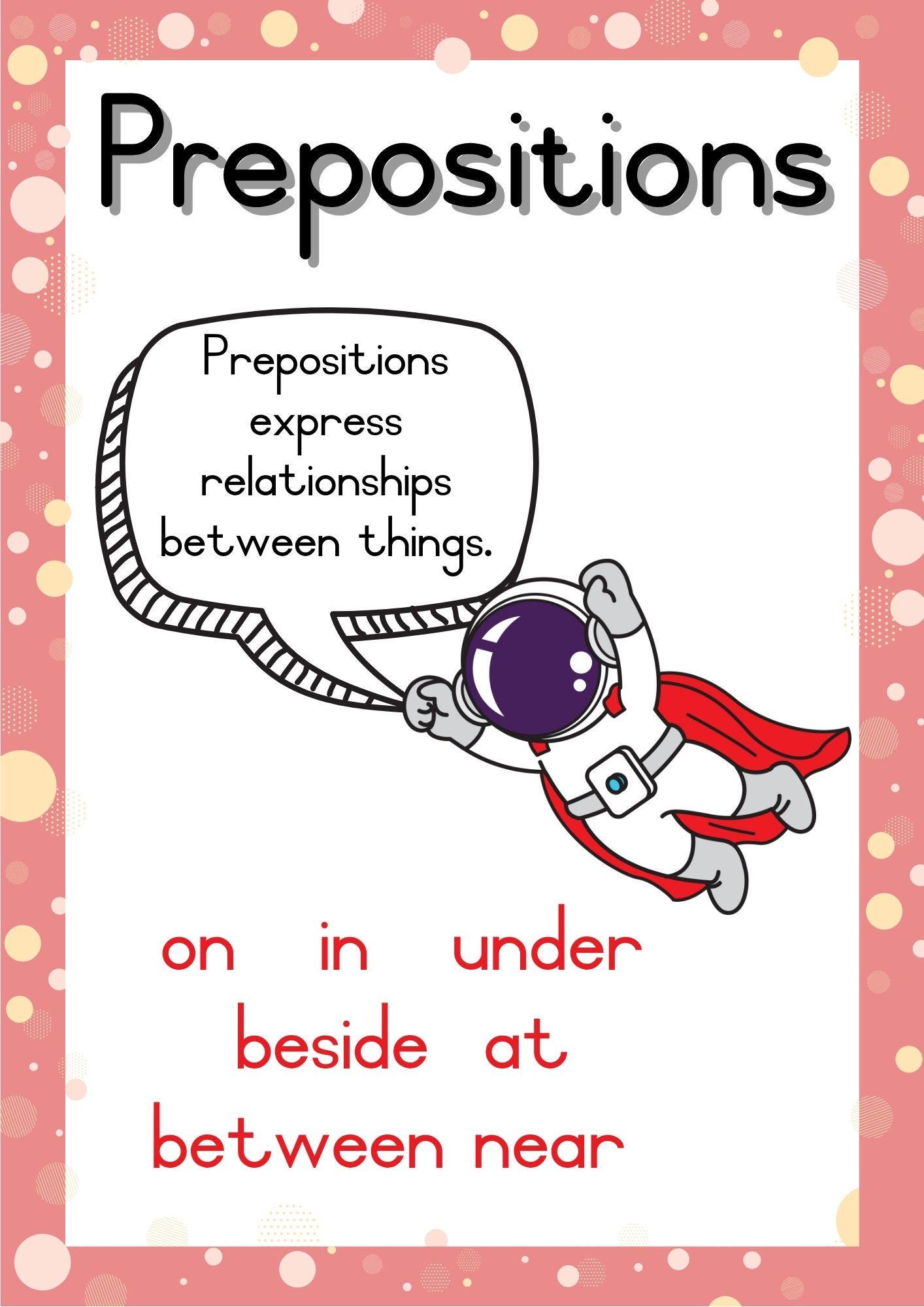 Parts of Speech Posters: Nouns, Pronouns, Verbs, Adjectives, Adverbs ...