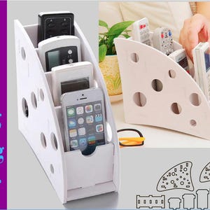 Remote Control Storage Box 3D Model: Laser Cut File (SVG, DXF, PDF) - Etsy