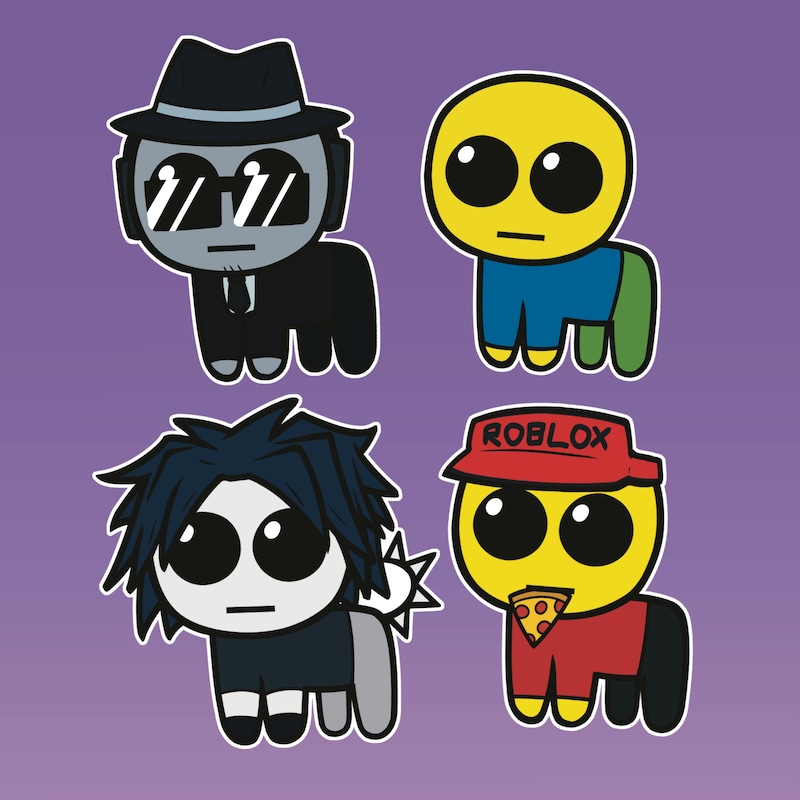 Roblox Forsaken Sticker - Etsy