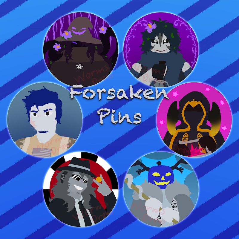 Forsaken Roblox Pins - Etsy