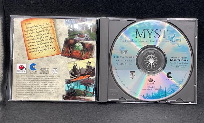 MYST Vintage PC Game CD Rom - Etsy