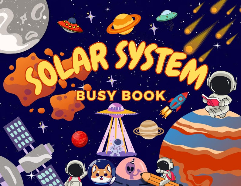 Solar System Busy Book - Etsy