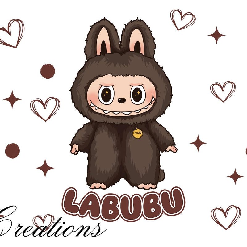 Labubu Papercraft Template - Etsy