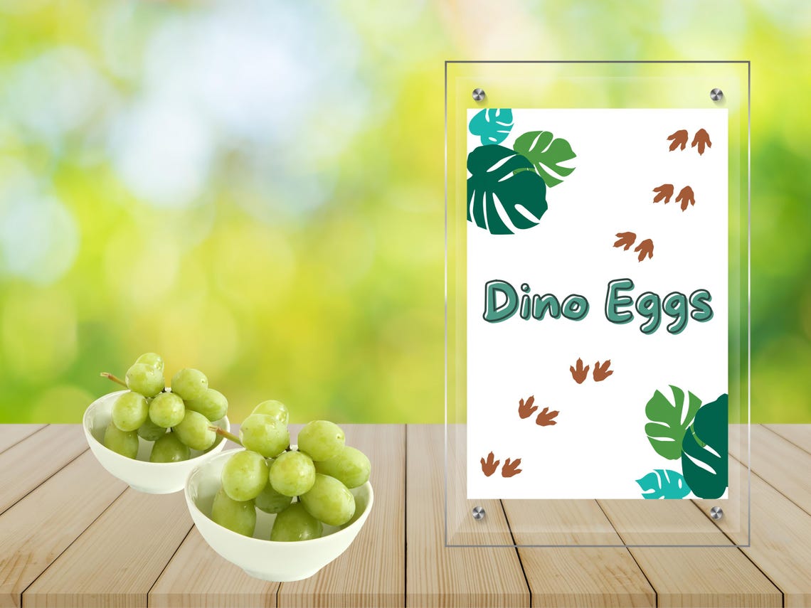 Dinosaur Food Labels,kids Birthday Party Decor,dinosaur Birthday Decor ...