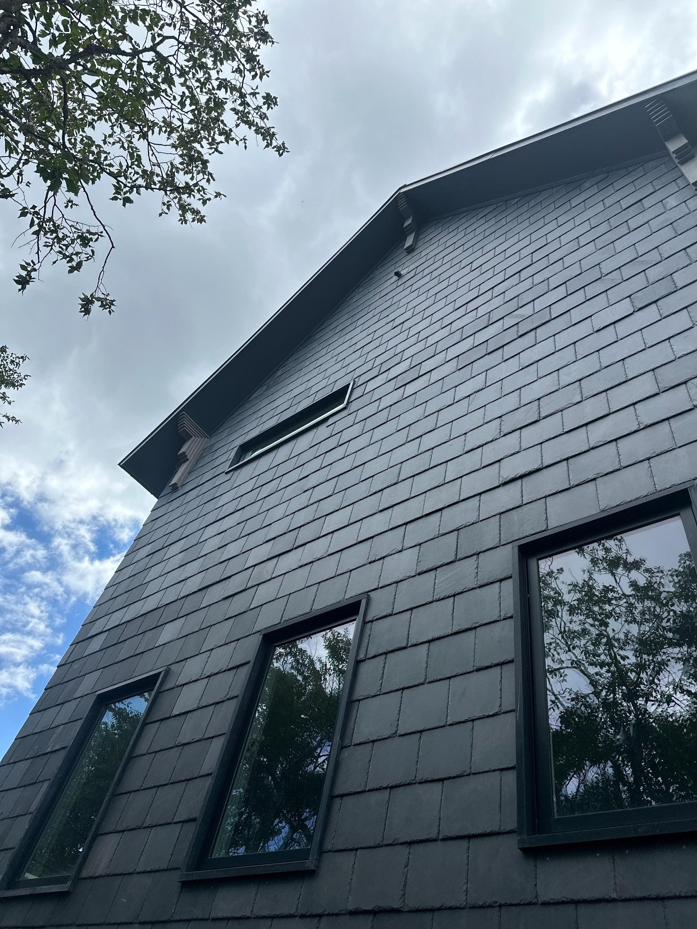 Natural Slate Cladding *SAMPLE* - Slate Siding Panels, Chipped Edge ...