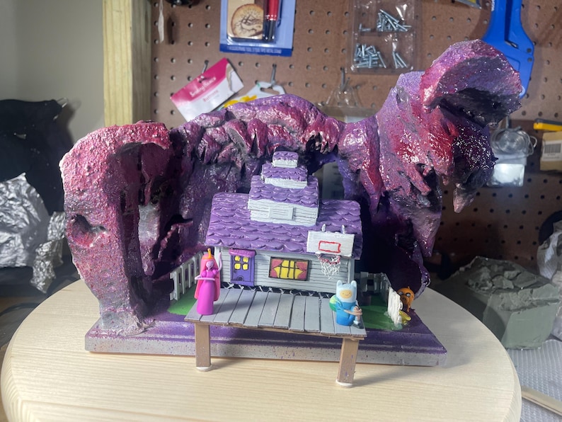 Marceline the Vampire Queen Cave & House - Adventure Time Statue - Etsy