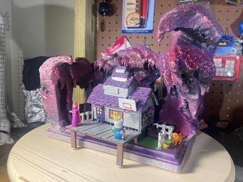Marceline the Vampire Queen Cave & House - Adventure Time Statue - Etsy