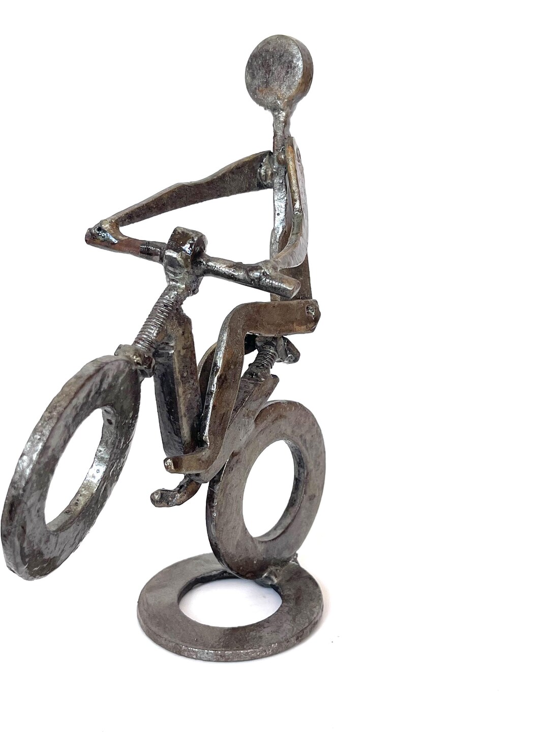 Welded Metal Bicycle, Handmade Sculpture - Etsy