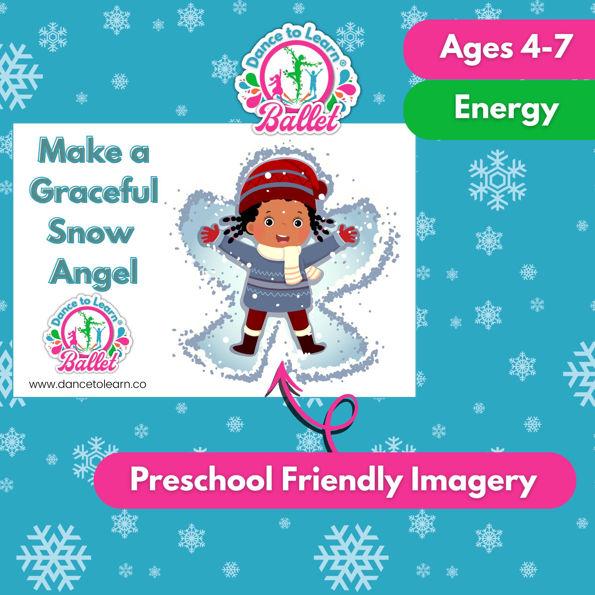 Winter Ballet Flashcards | Preschool Dance Printable Activity - Etsy